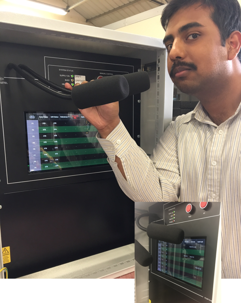 Ziztel PCAP12-MX-2 Touch screen IP enabled AK200 access unit – ziztel.com